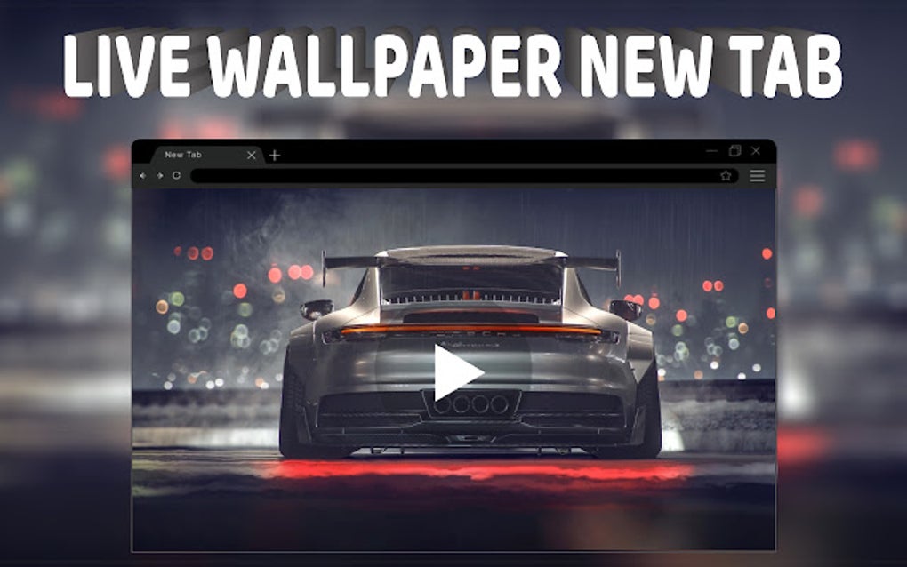 Porsche 911 GT Live Wallpaper New Tab for Google Chrome - Extension ...