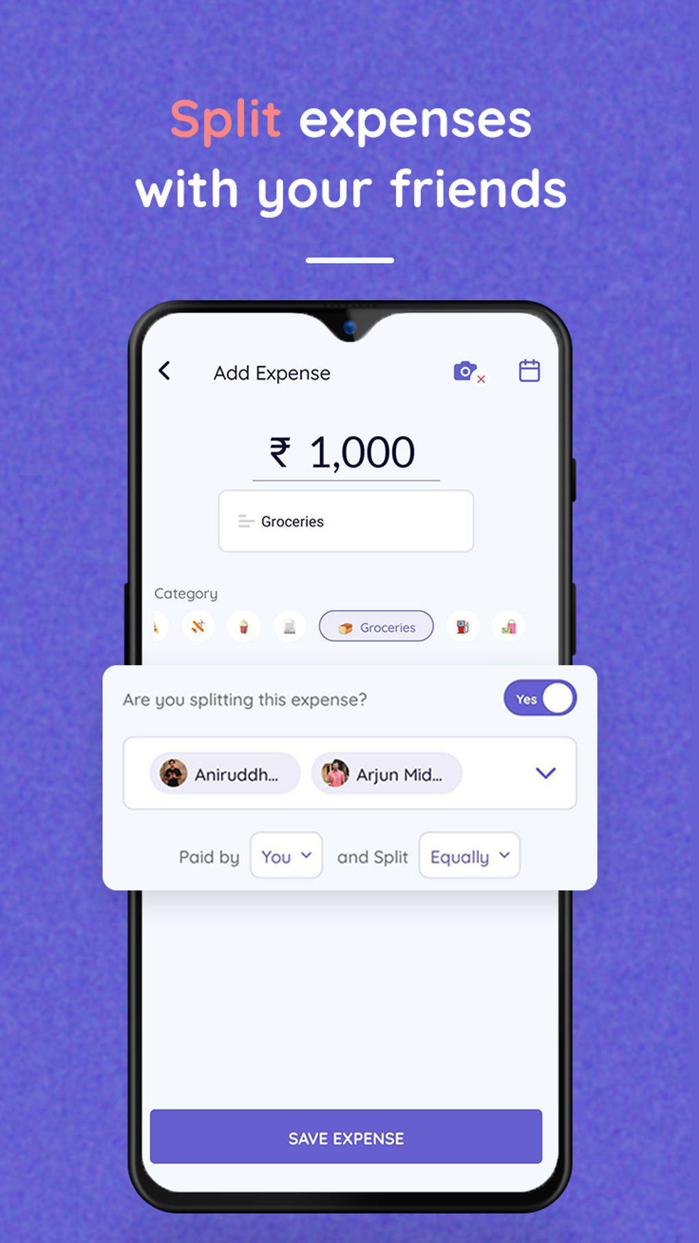 goDutch - Track money split bill group expenses for Android - Download