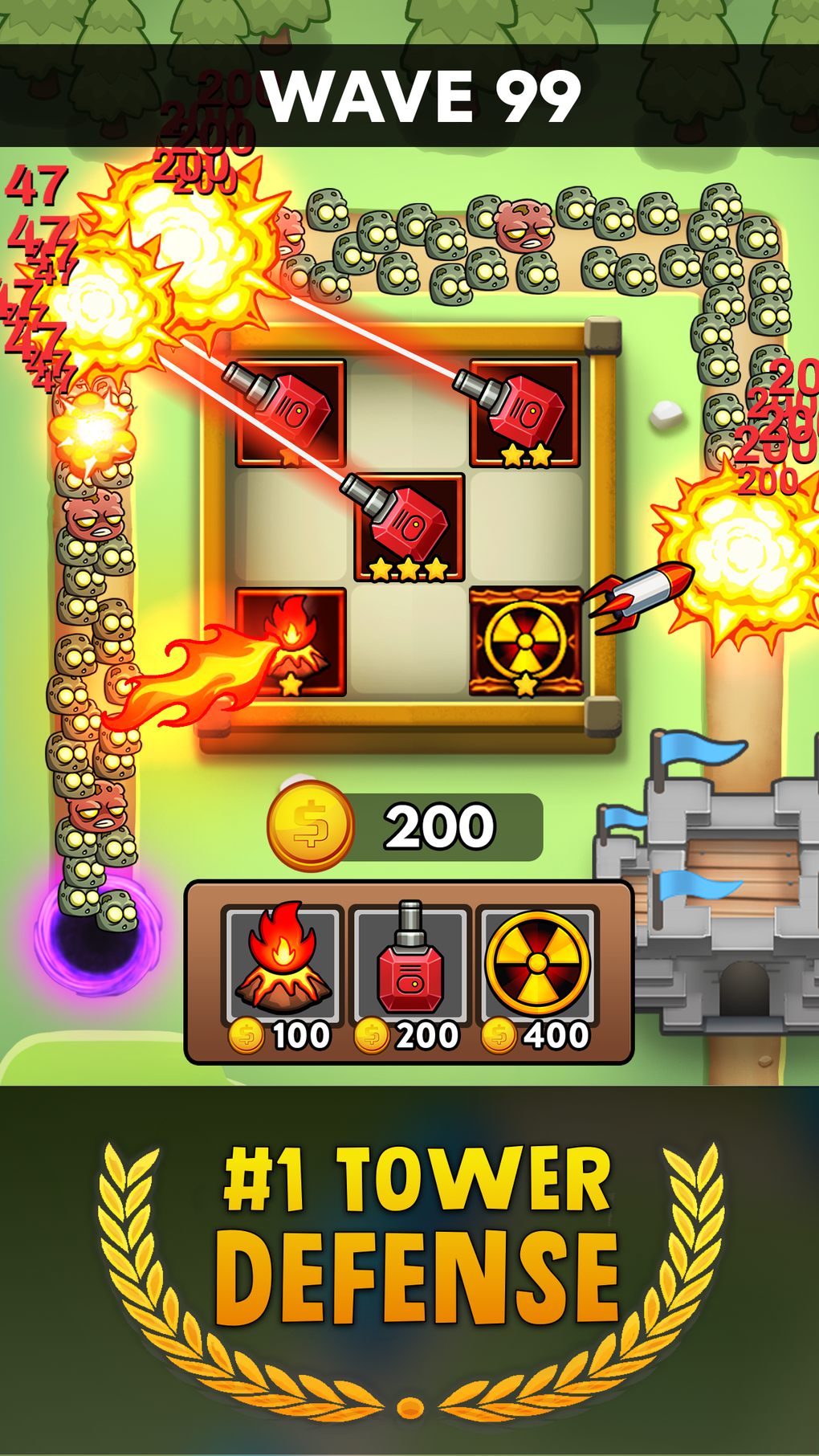Merge Clash: Tower Defense for iPhone - Download