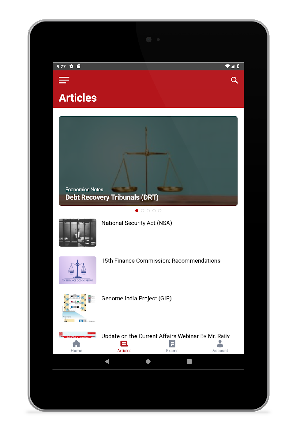 ClearIAS Learning App - UPSC IAS IPS Coaching para Android - Descargar