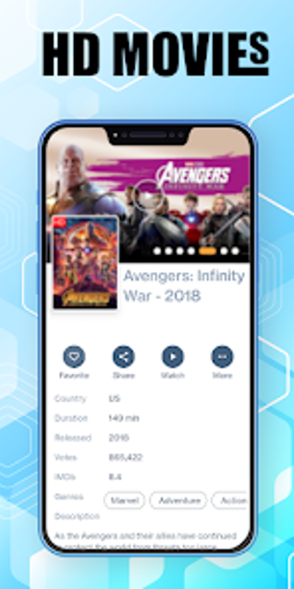HD Movies pour Android - Télécharger