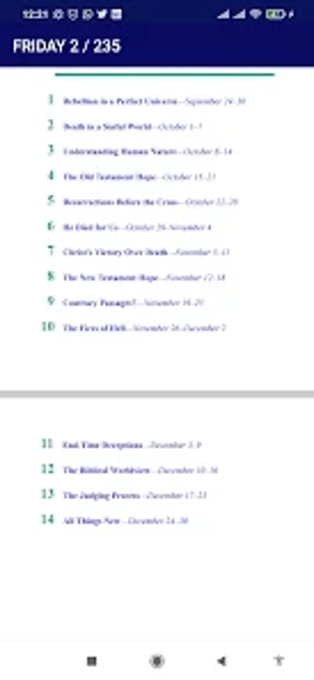 SDA Sabbath Lesson 2023 for Android - Download