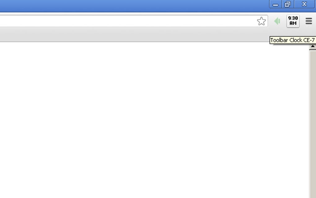 Toolbar Clock CE-7 Google Chrome 용 - 확장 프로그램 다운로드