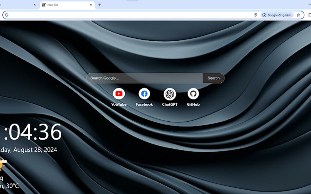 Customize Newtab cho Google Chrome - Tiện ích mở rộng Tải về