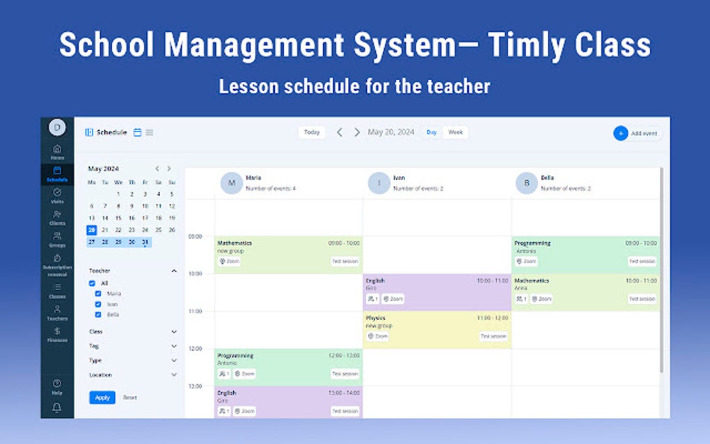 School Management System - Timly Class Google Chrome 용 - 확장 프로그램 다운로드