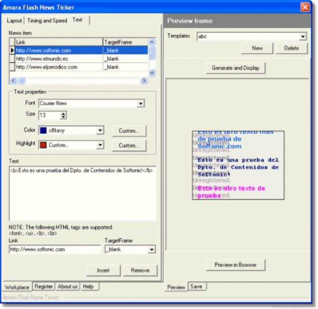 Amara Flash News Ticker - Descargar