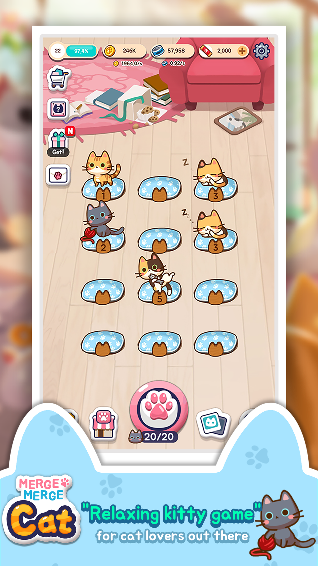 MergeMergeCat for iPhone - Download