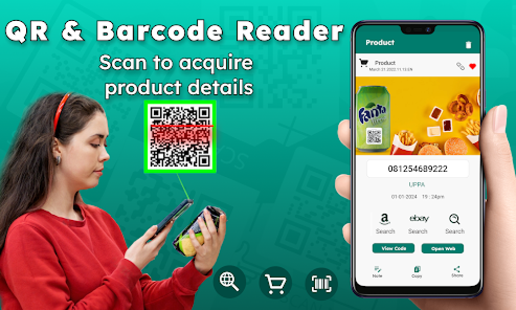 QR Scanner: Barcode Reader para Android - Descargar