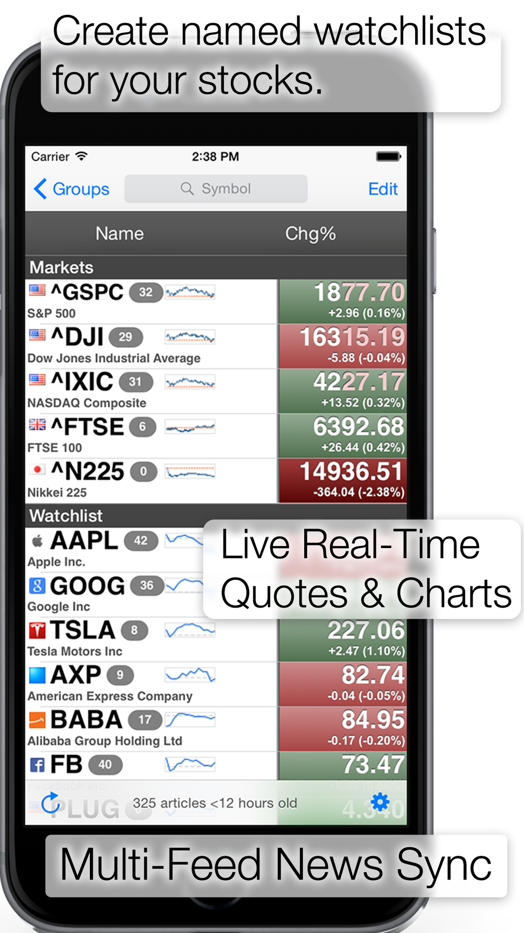 StockSpy: Real-time Quotes for iPhone - Download