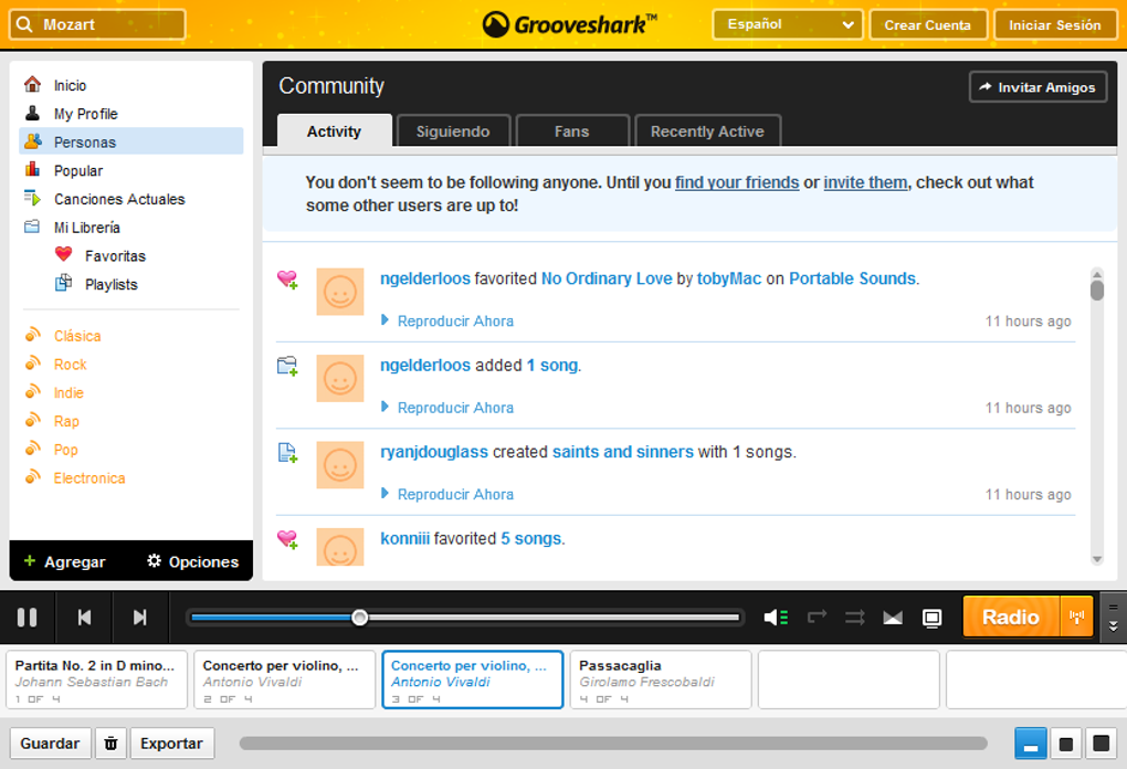 Grooveshark Online