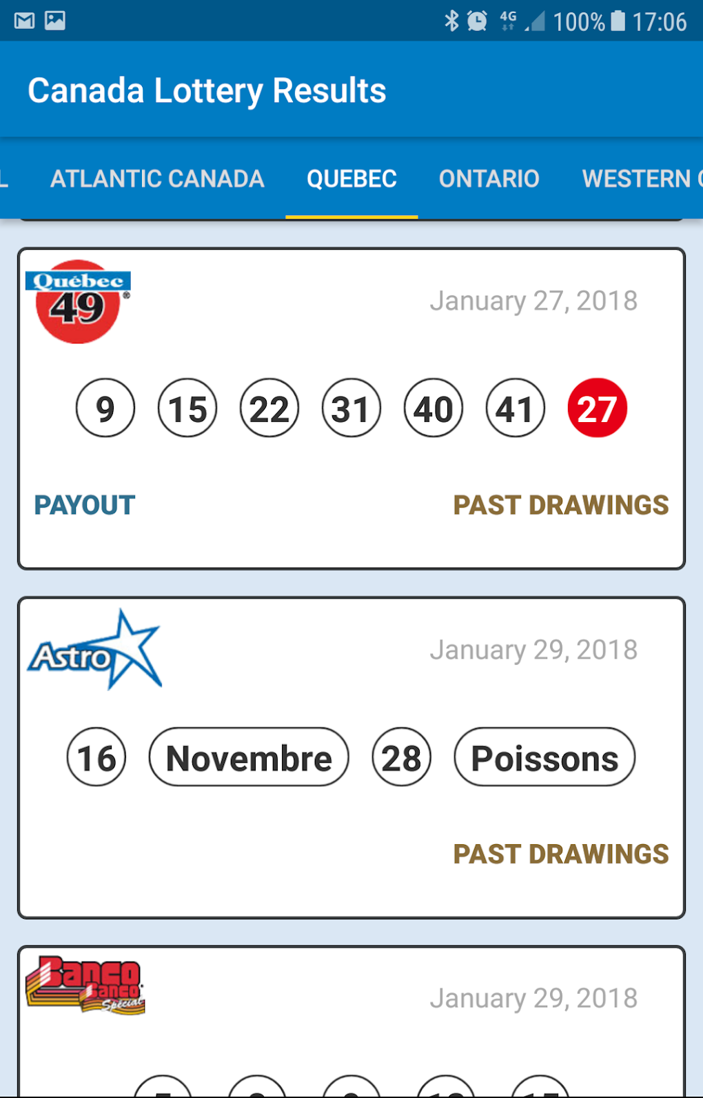 Canada Lottery Results for Android - Download