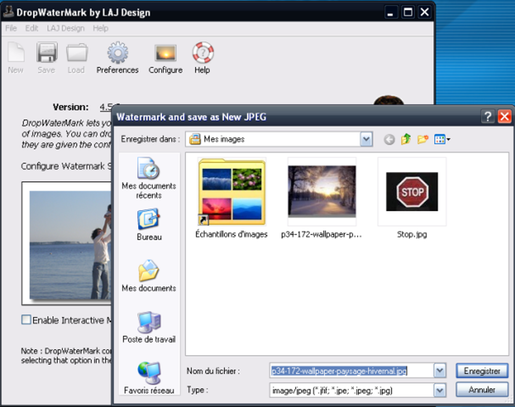 DropWaterMark - Télécharger