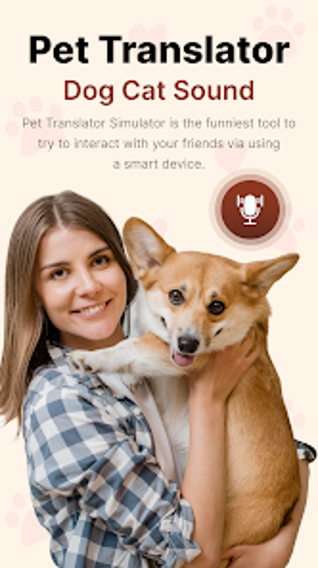 Pet Translator: Dog Cat Sound pour Android - Télécharger