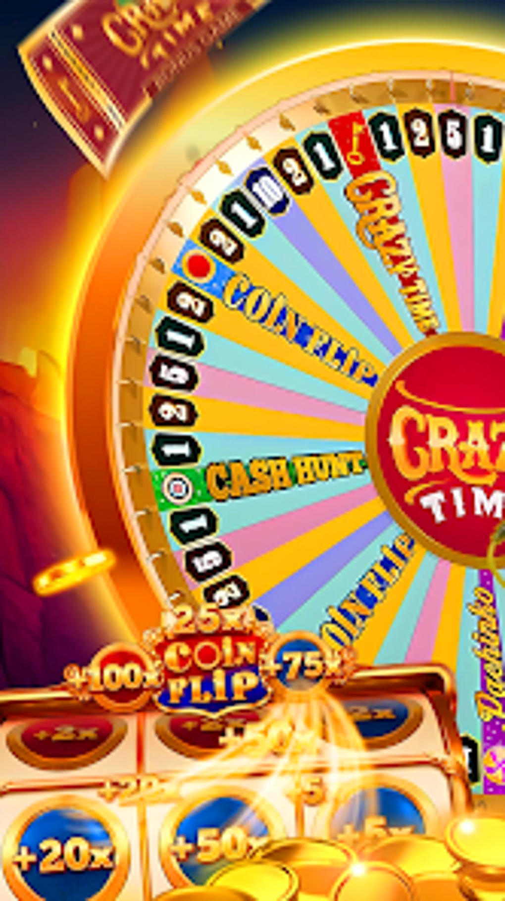 Crazy Cash Wheel สำหรับ Android - ดาวน์โหลด