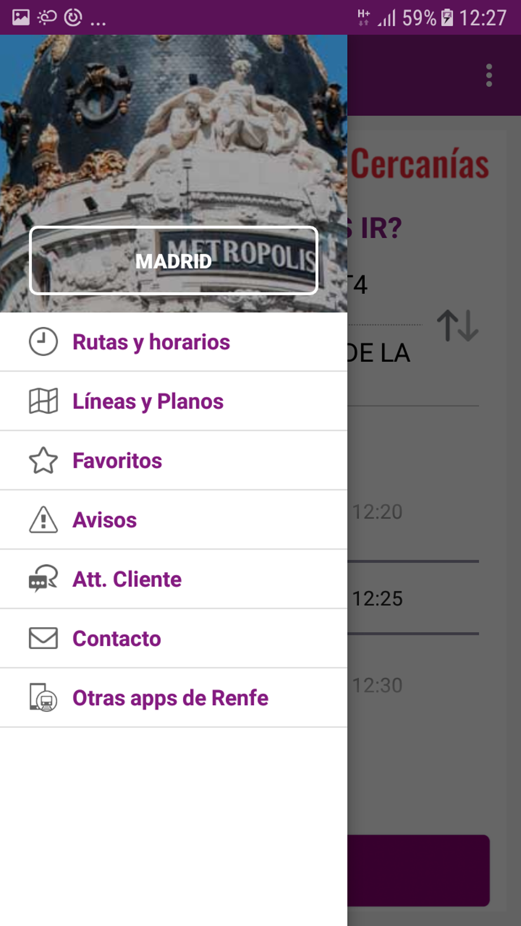 Renfe Cercanias para Android - Descargar
