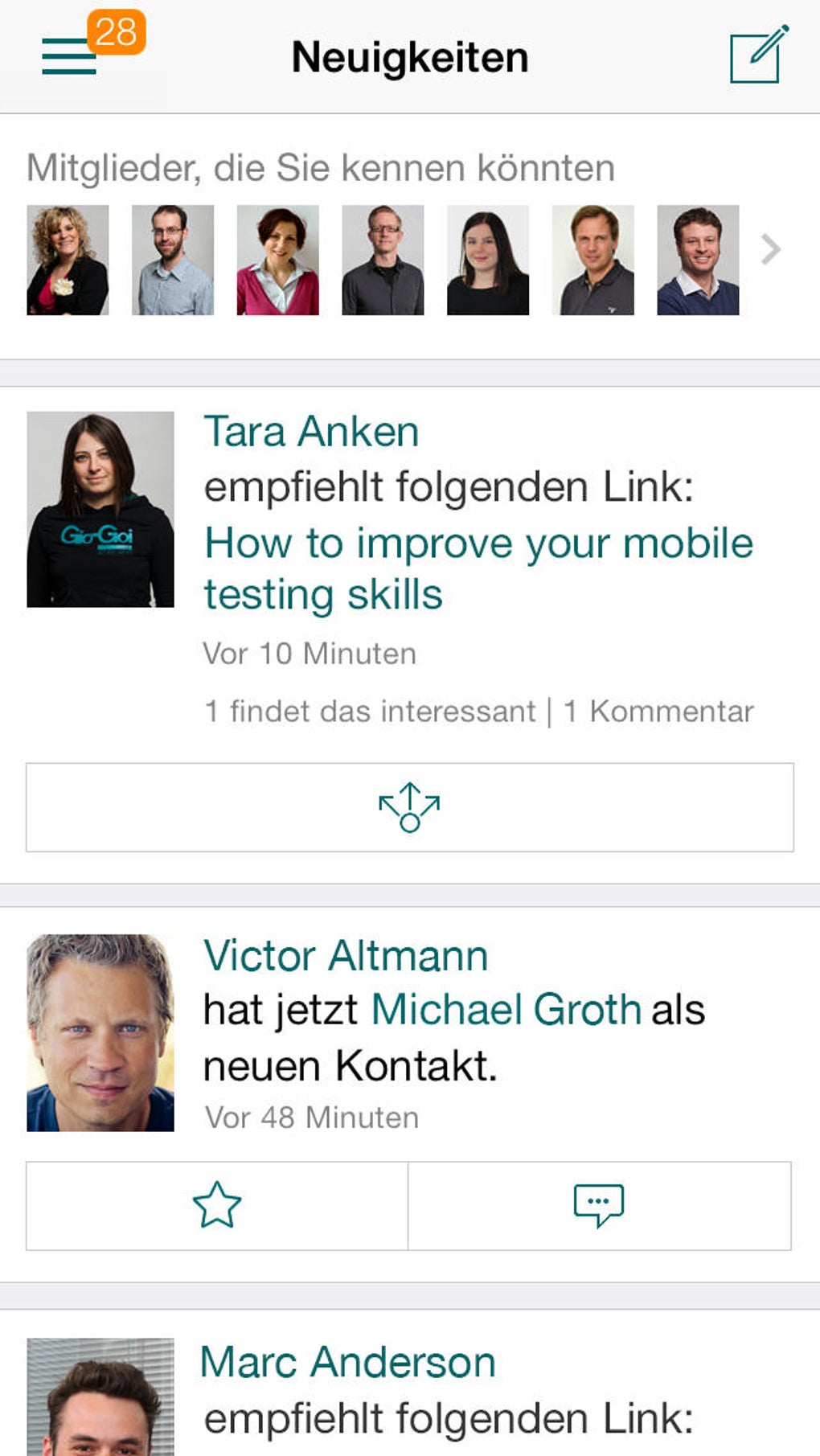 XING - Your business network für iPhone - Download
