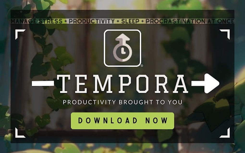 tempora para Google Chrome - Extensión Descargar