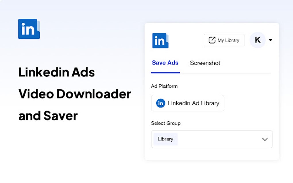 Linkedin Ads Video Downloader and Saver para Google Chrome - Extensión Descargar
