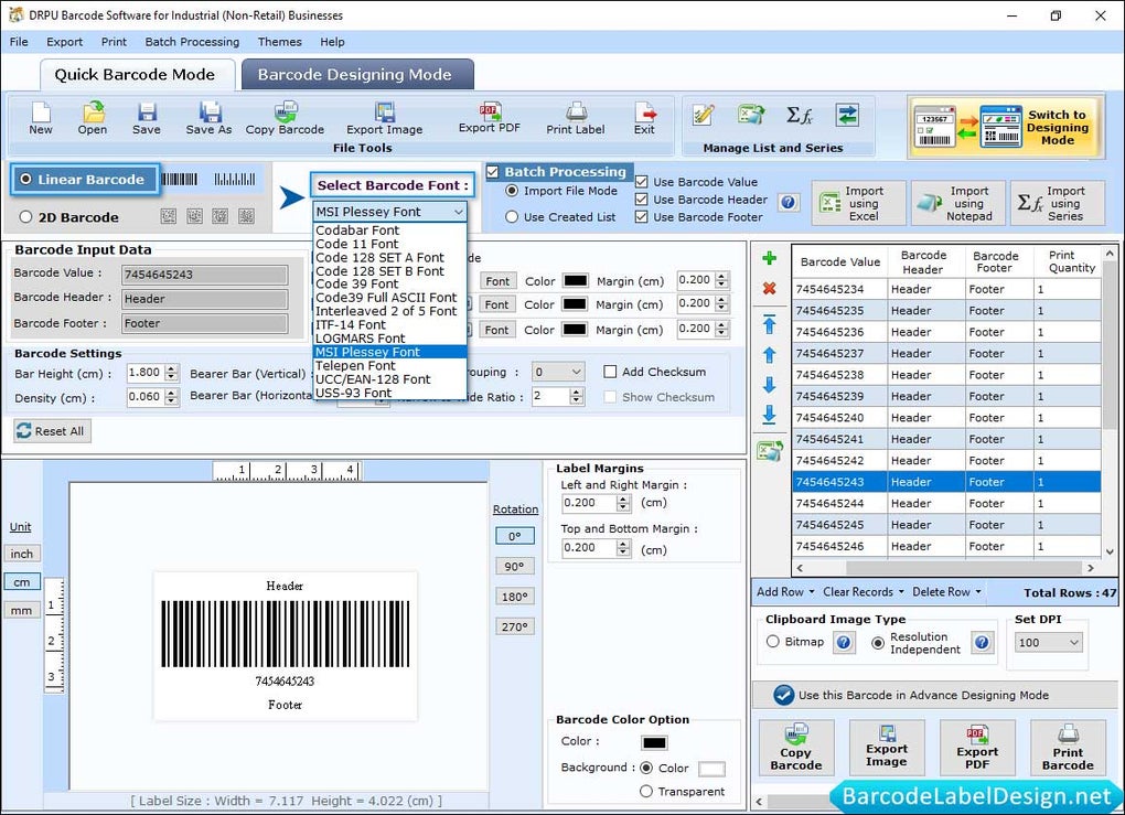 Industrial Barcode Design - Descargar
