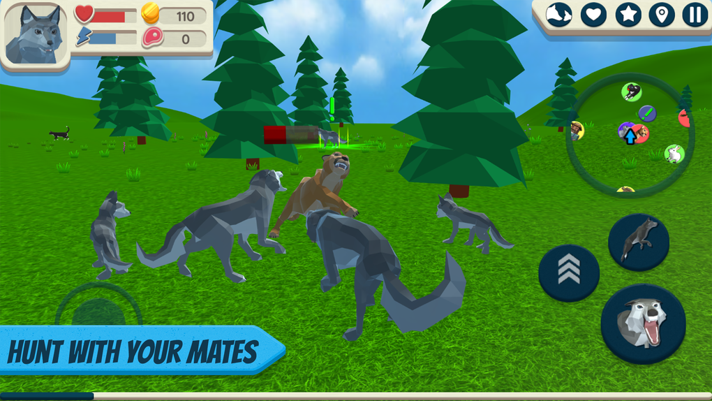 Wolf Simulator: Wild Animals para iPhone - Descargar