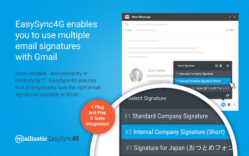 Mailtastic EasySync4G for Google Chrome - Extension Download