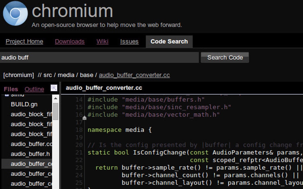 Chromium CodeSearch Theme for Google Chrome - Extension Download