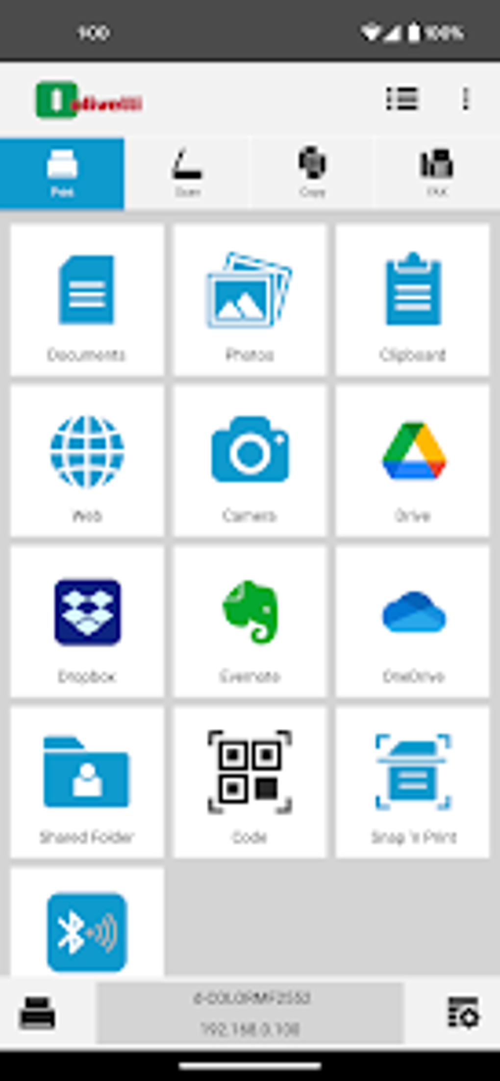 Olivetti Mobile Print para Android - Descargar
