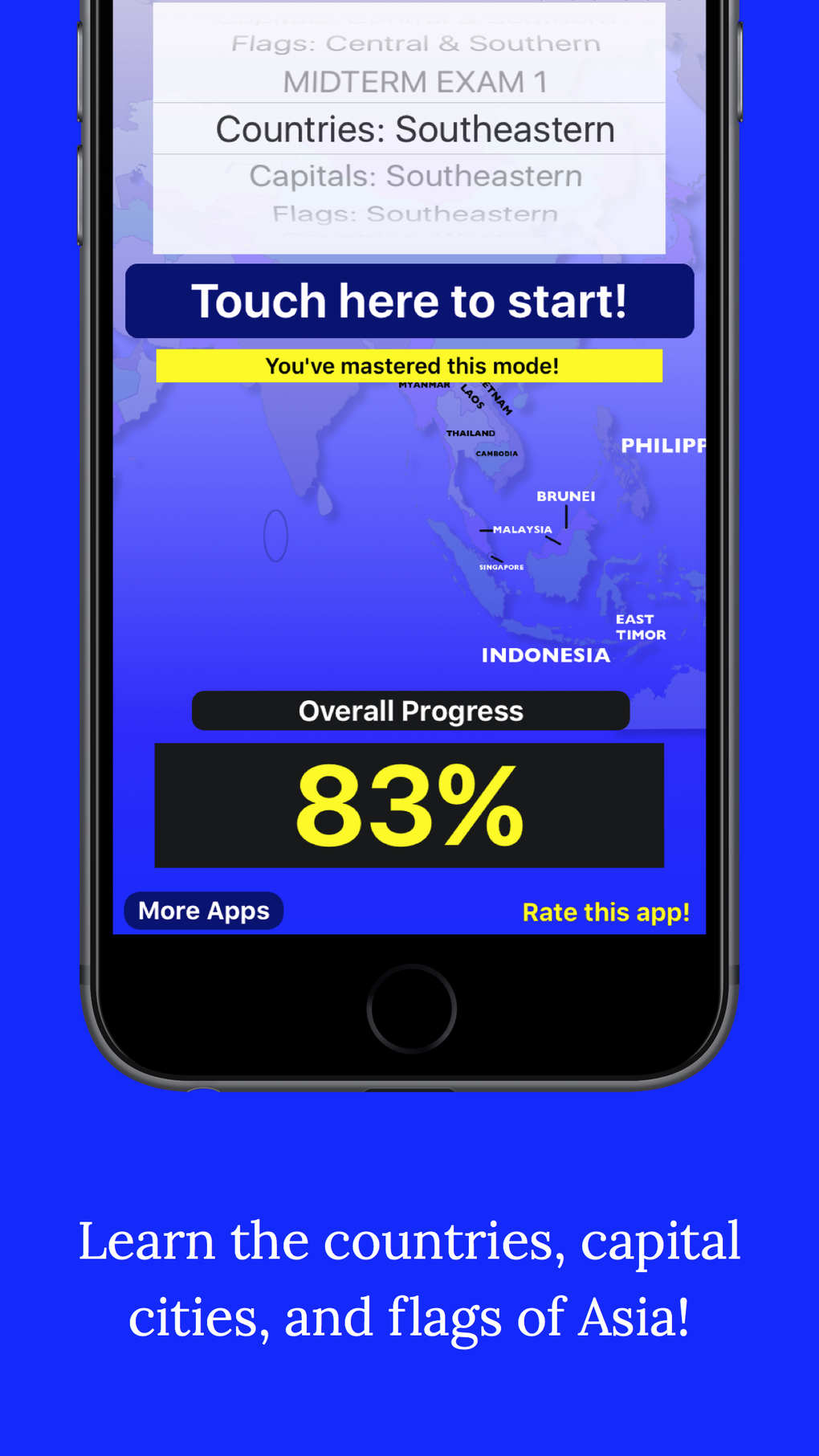 Asia Geography Quiz for iPhone - Download