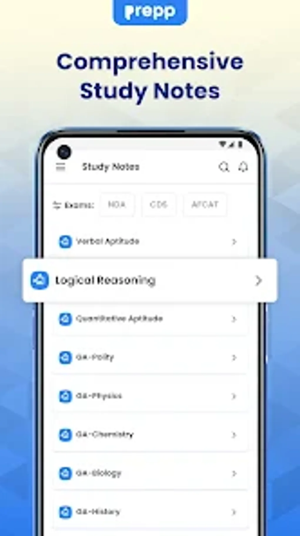 Android 용 Prepp - Exam Preparation App APK - 다운로드