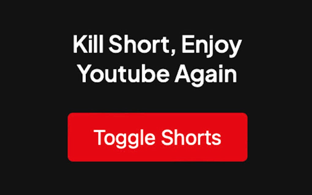 Hide Shorts For Google Chrome Extension Download