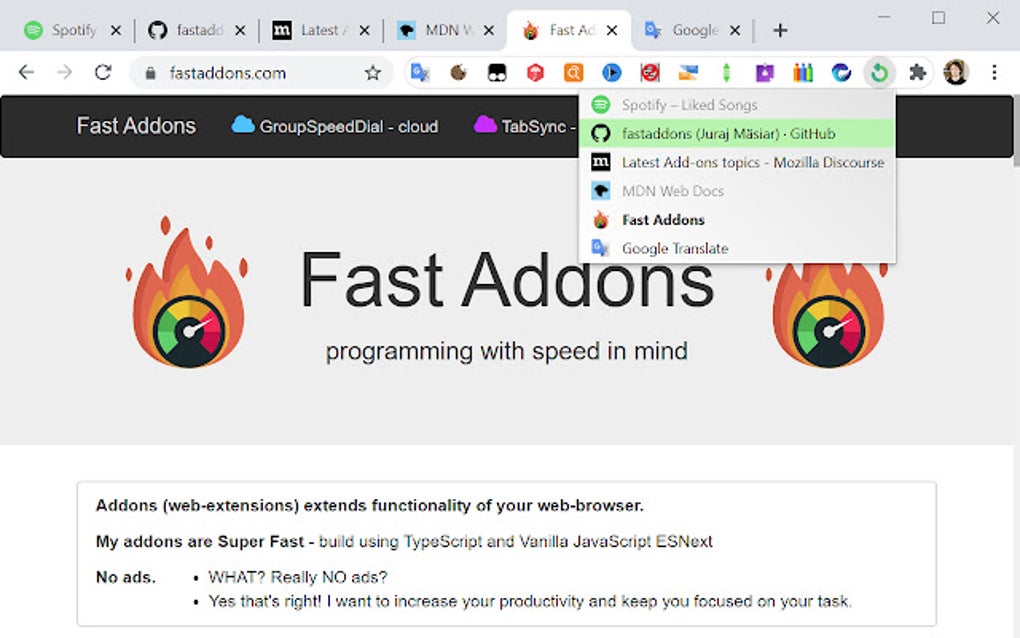 Unload Tab Google Chrome 용 - 확장 프로그램 다운로드