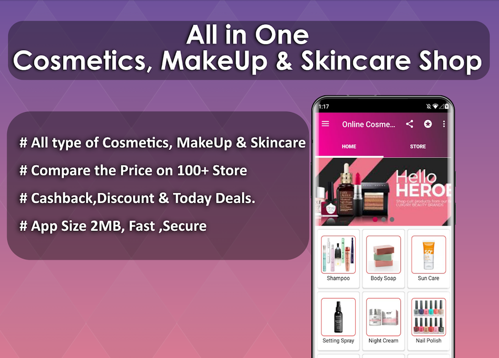 Cosmetic & Makeup kit Online Shopping para Android - Descargar