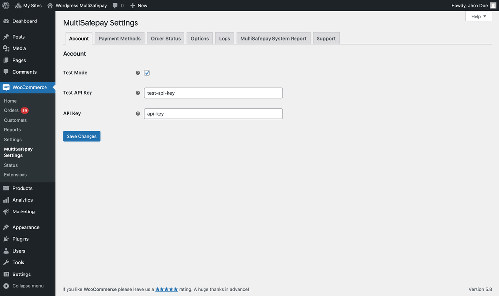 MultiSafepay plugin for WooCommerce for WordPress - Download