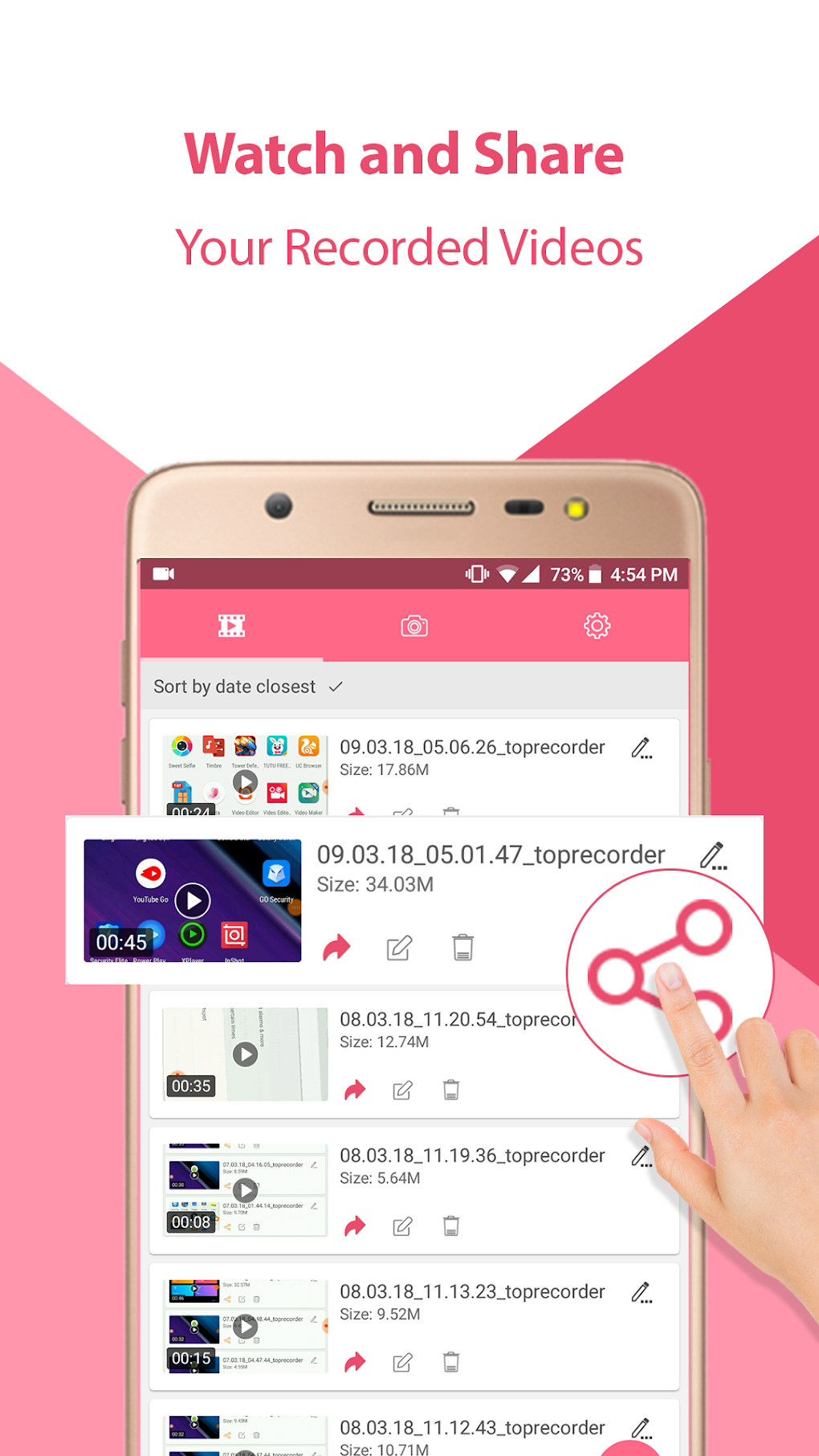 TOP Recorder - Video Screen Recorder Live Game APK for Android - Download
