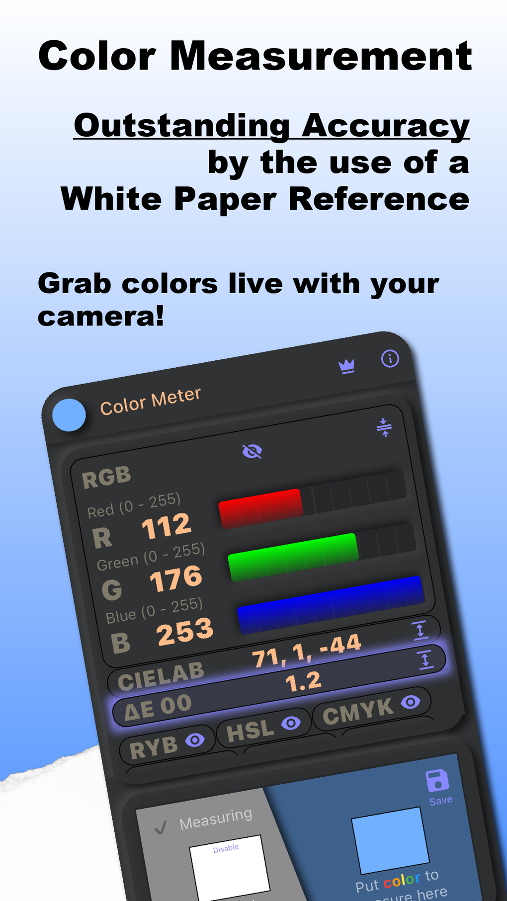 Color Identifier Colorimeter for iPhone - Download