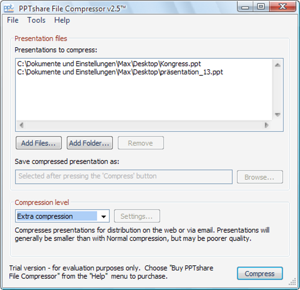 PPTshare File Compressor - Download