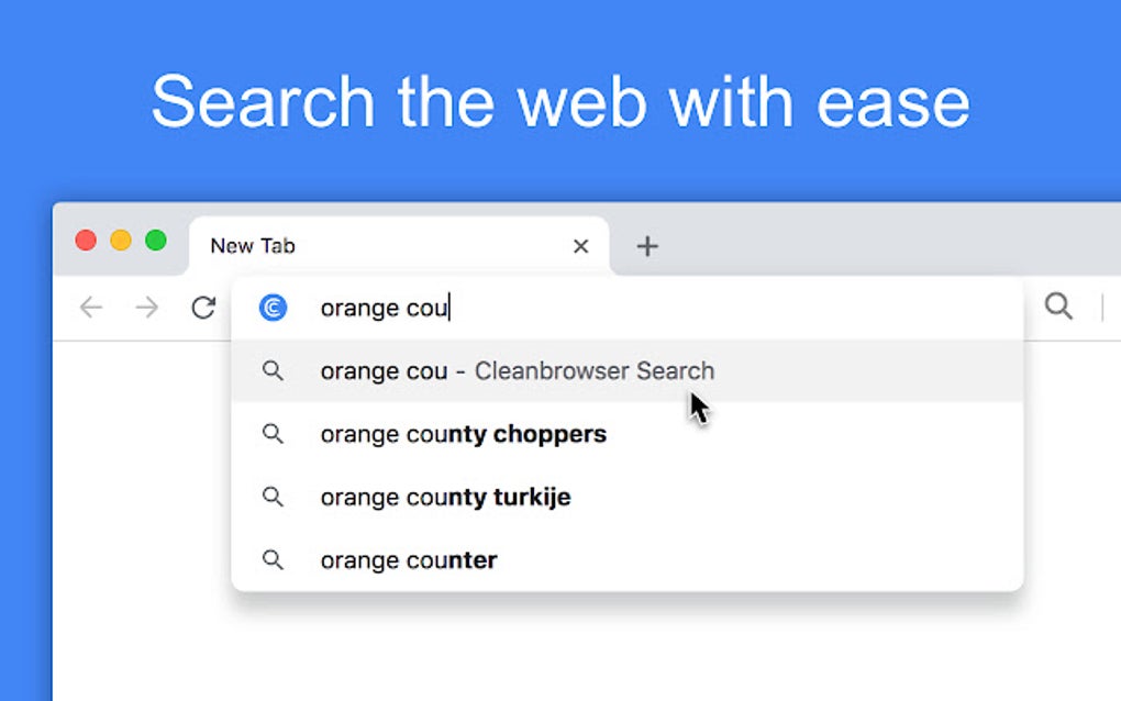 Cleanbrowser for Google Chrome - Extension Download