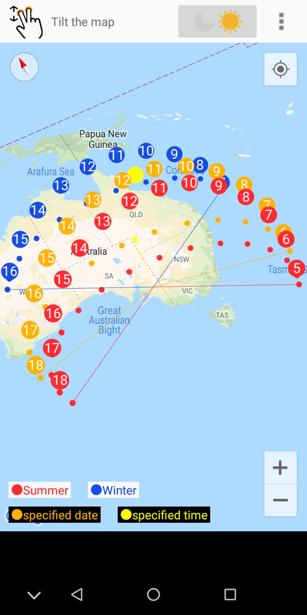 Android 용 Sun position and path APK - 다운로드