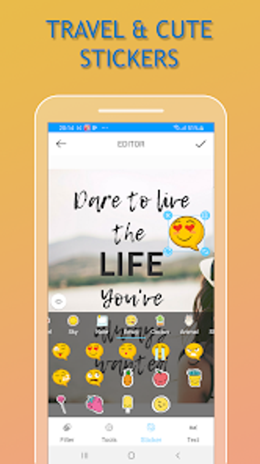 Travel and Picnic Photo Editor для Android — Скачать