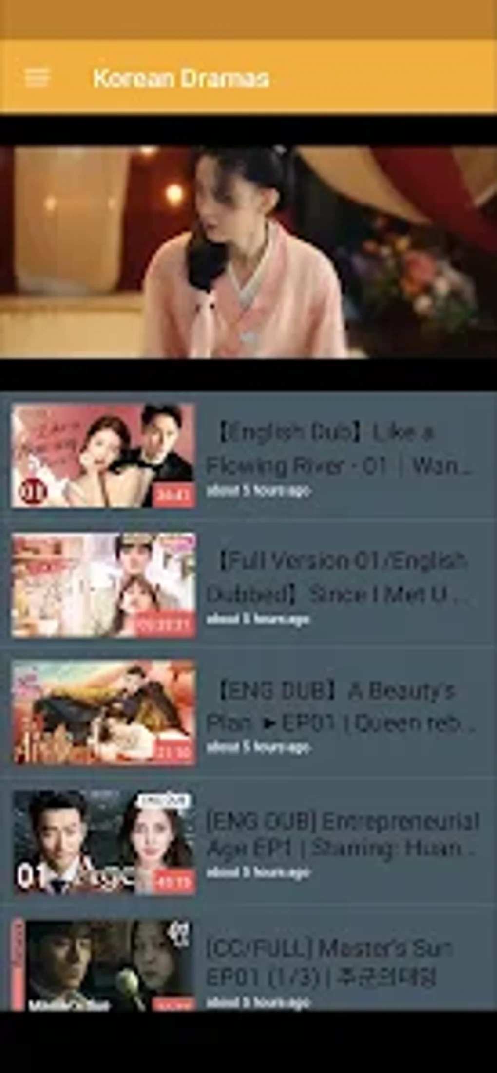 Korean Asian Dramas สำหรับ Android - ดาวน์โหลด