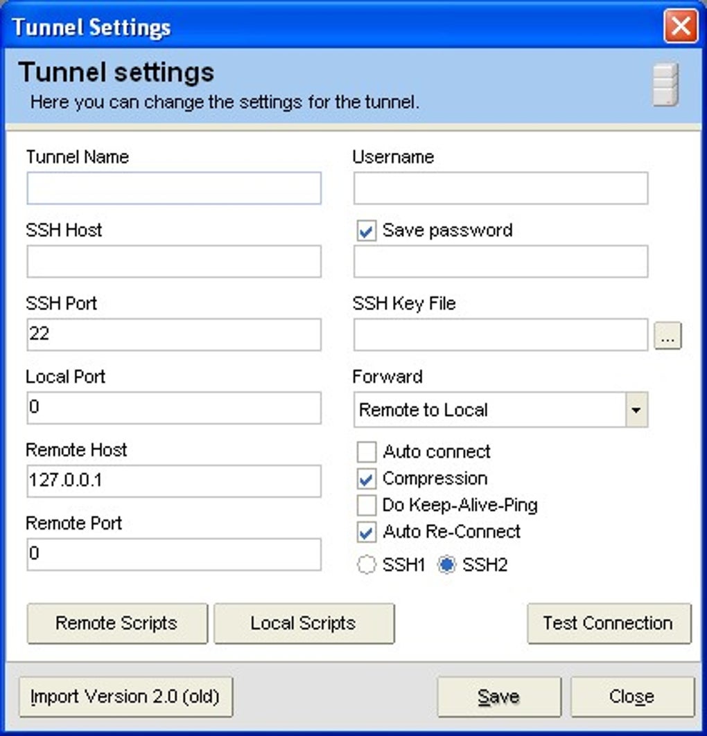 SSH Tunnel Client - Descargar