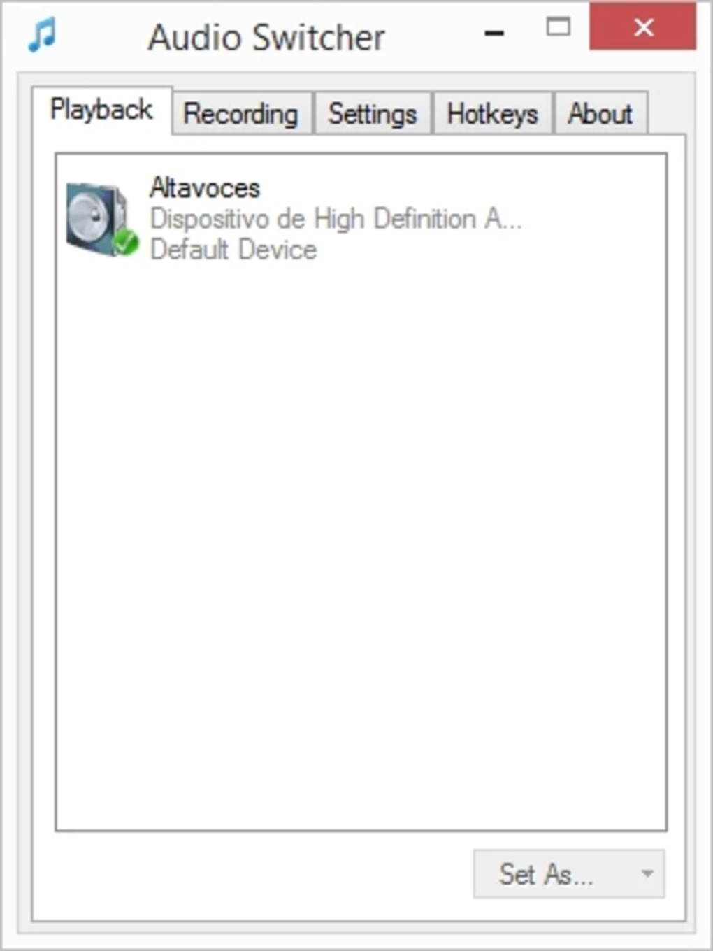 Audio Switcher - Download