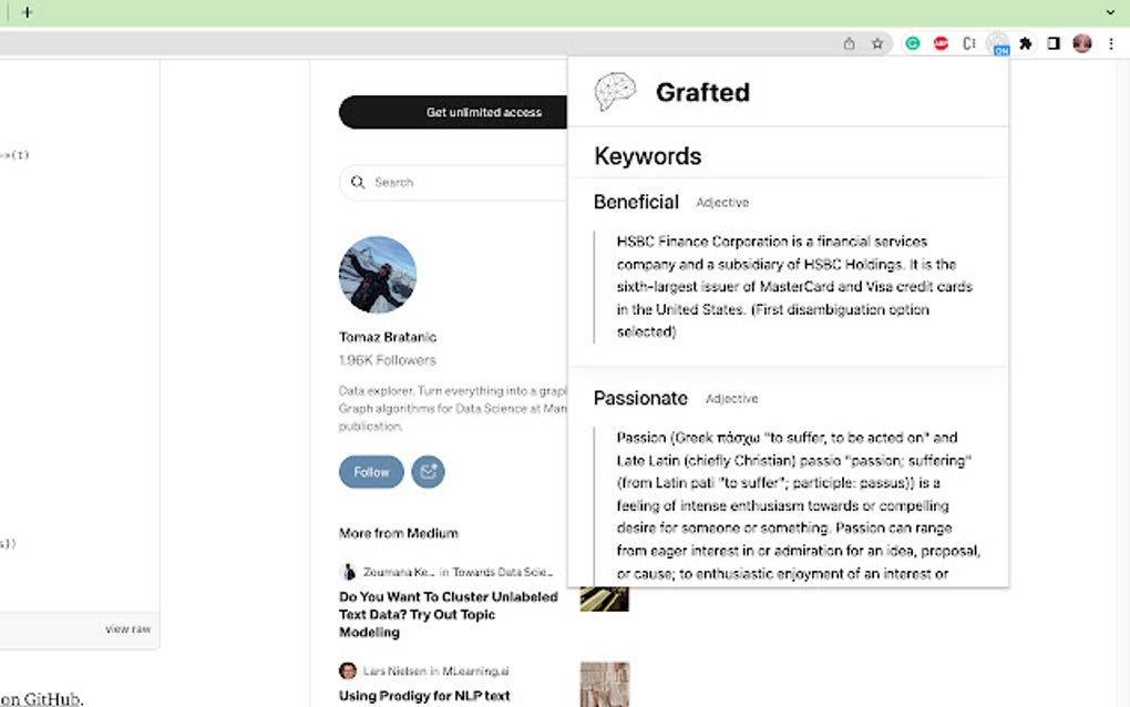 Grafted for Google Chrome - Extension Download