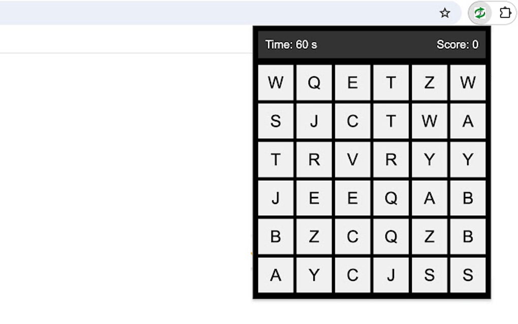 Letter Swap Game для Google Chrome - Расширение Скачать