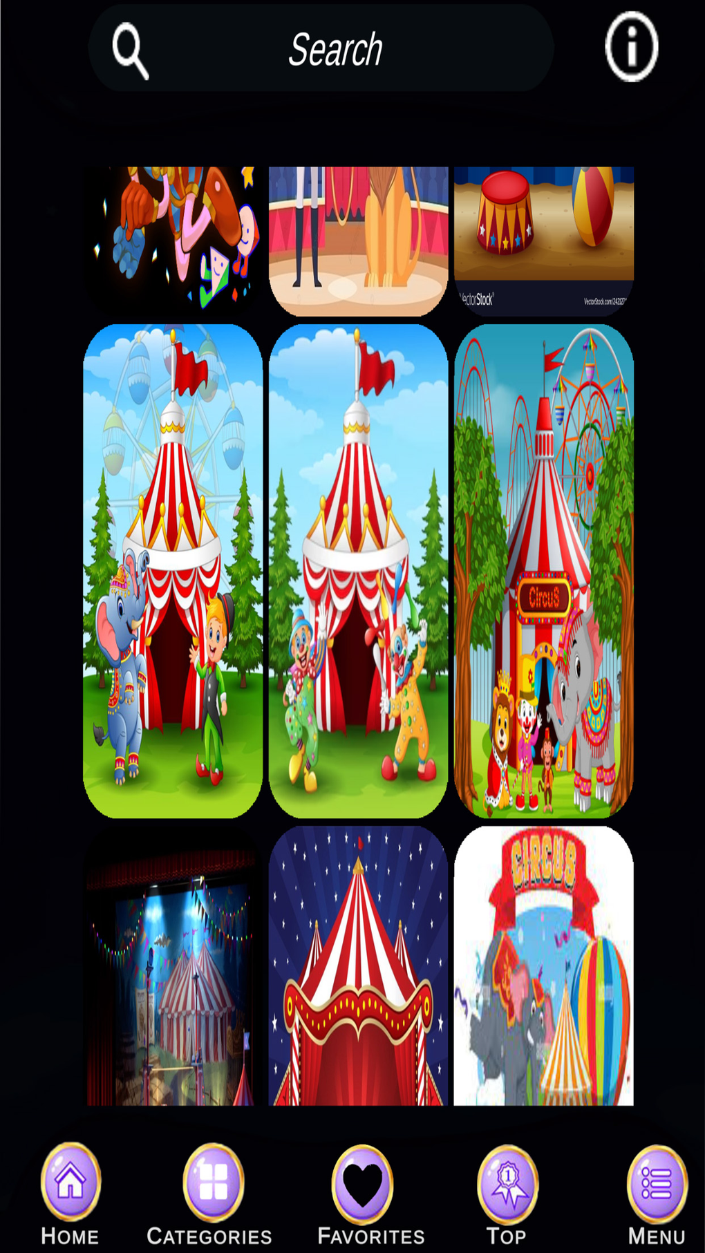 The Amazing Wallpaper Circus for iPhone - Download
