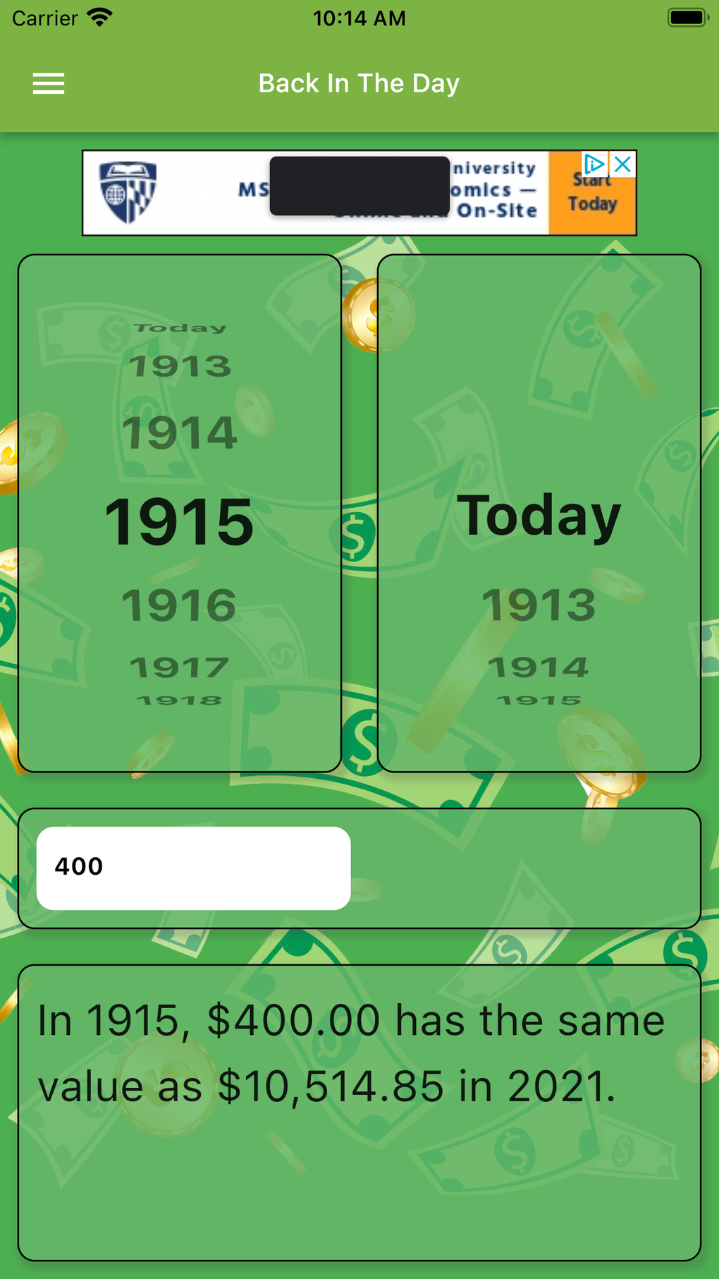 In The Day US Inflation Calc For IPhone Download In The Day US Inflation Calc For IPhone Download