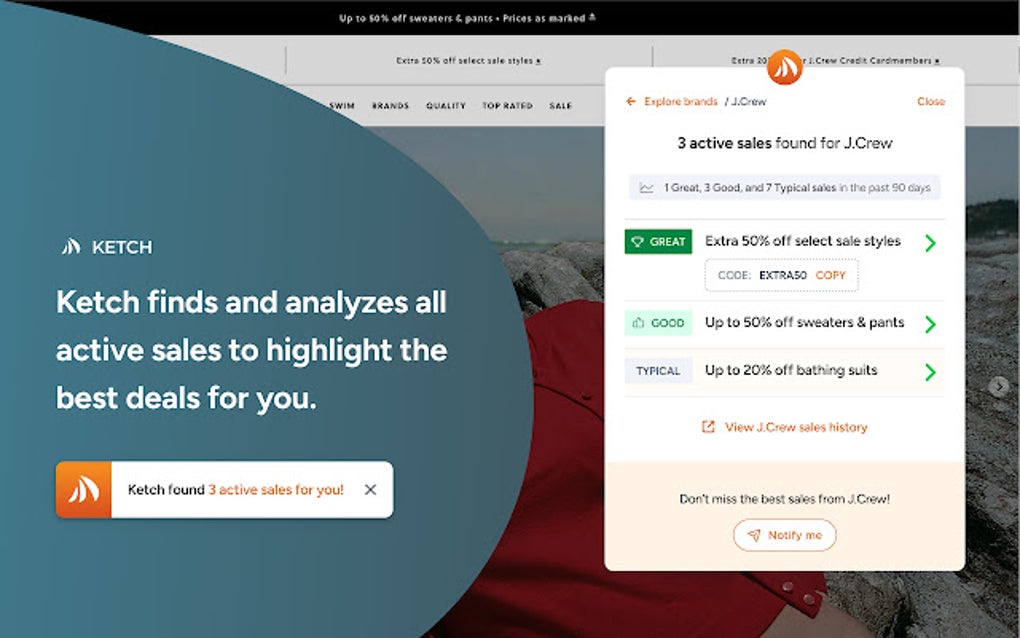 Ketch AI: Save Money and Shop Smarter Google Chrome 용 - 확장 프로그램 다운로드