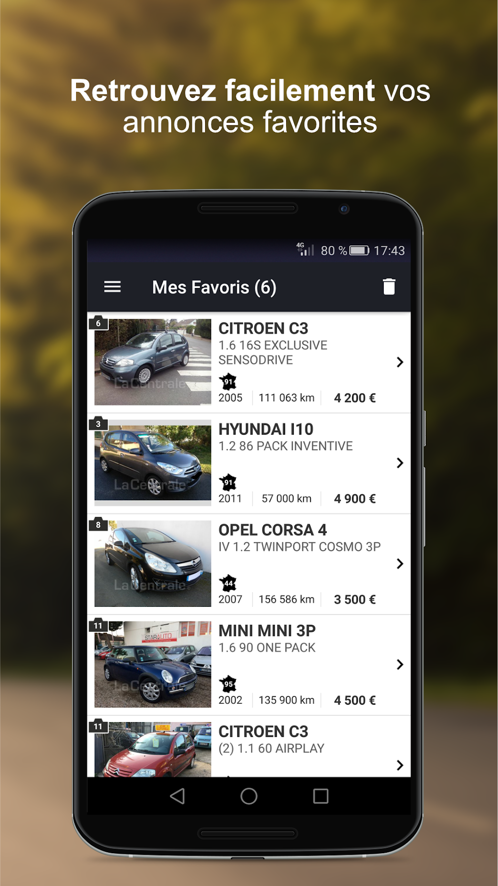 La Centrale voiture occasion APK pour Android - Télécharger