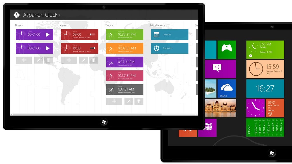 Clock+ (Live tile, alarm, timer) - İndir