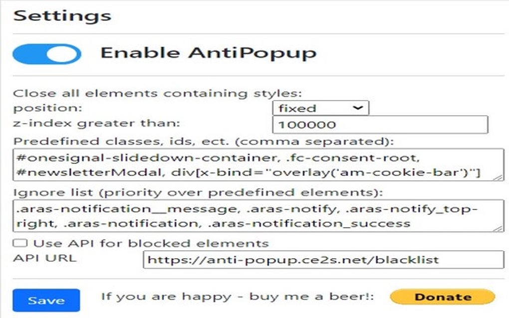 Anti Popup for Google Chrome - Extension Download